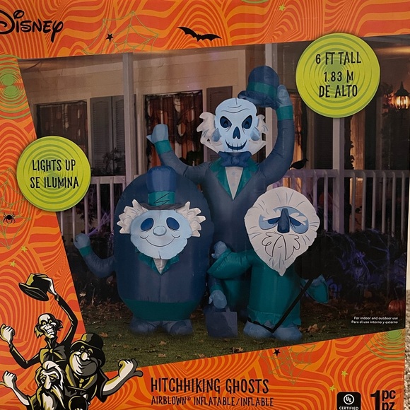Disney | Holiday | Brand New In Box Inflatable Disneys Haunted Mansion ...
